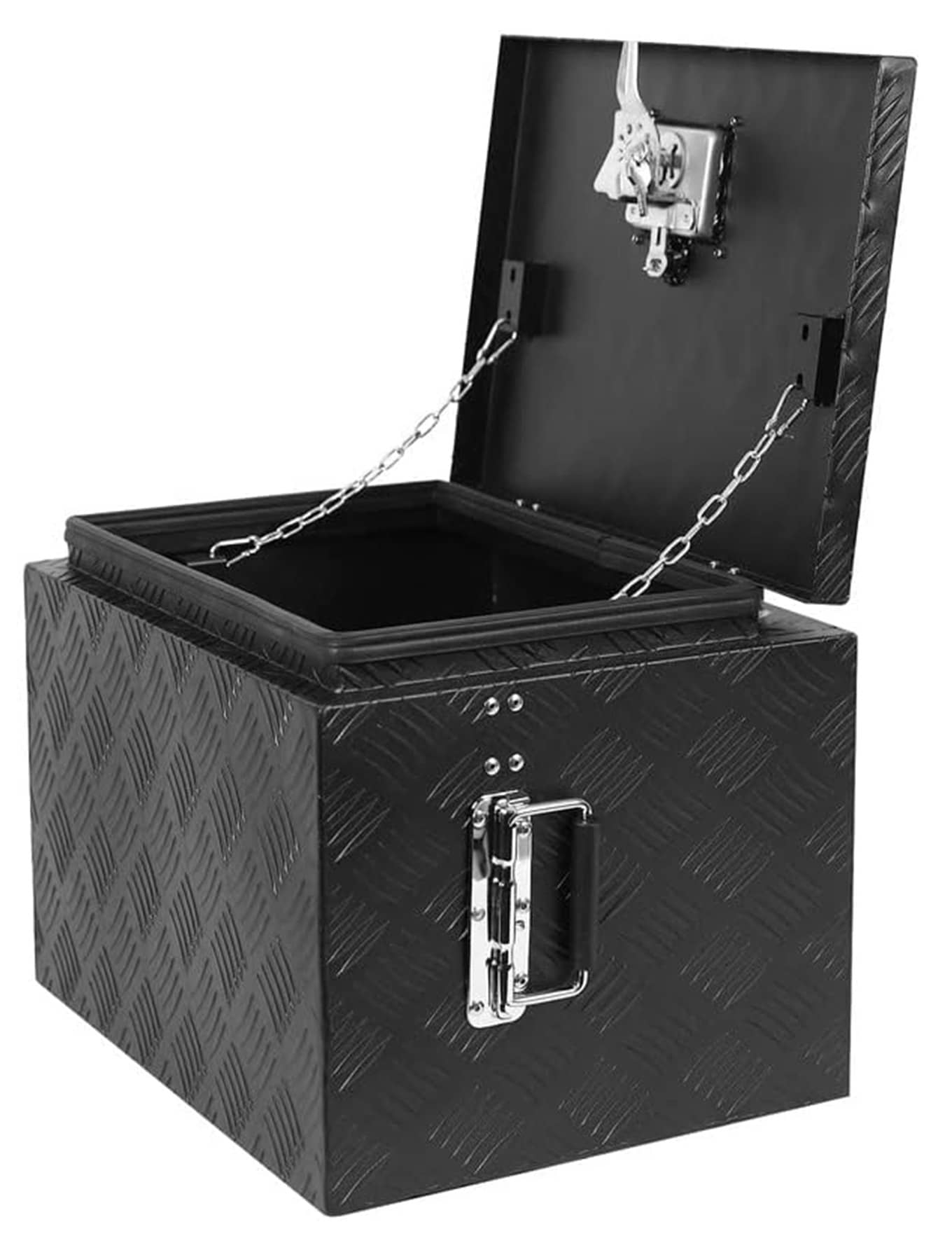 Heavy Duty Waterproof Aluminum Tool Box - 18 Inch Square Truck Storage ...