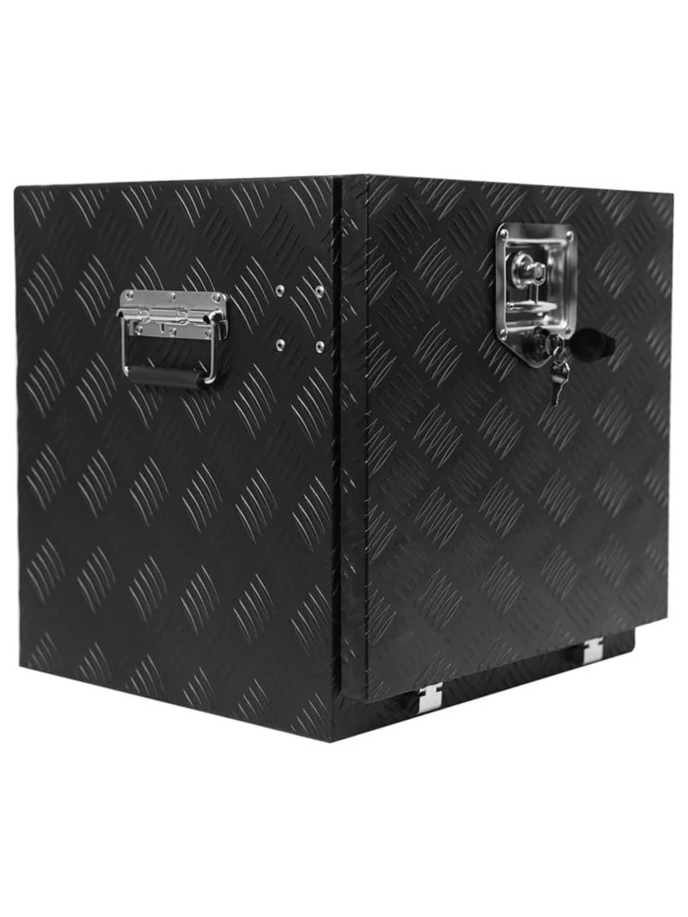 Heavy Duty Waterproof Aluminum Tool Box - 18 Inch Square Truck Storage ...