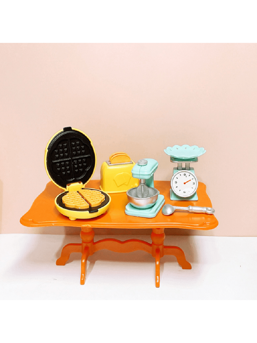 9pcs Miniature Toy Kitchen Appliances Set (including Toaster, Oven ...