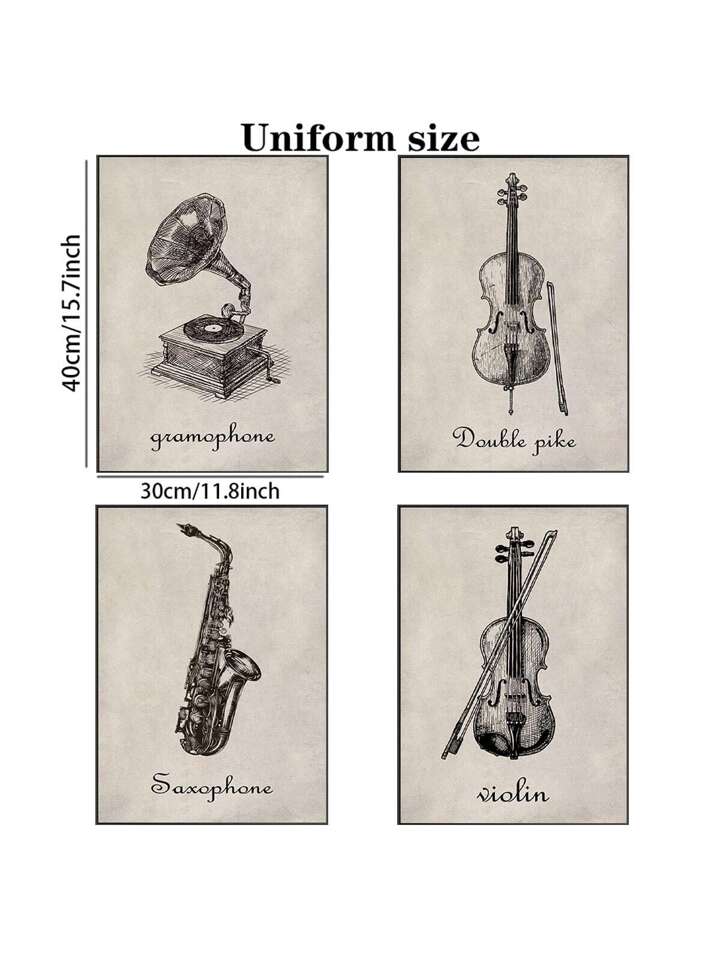 Classical Music Instruments Paintings