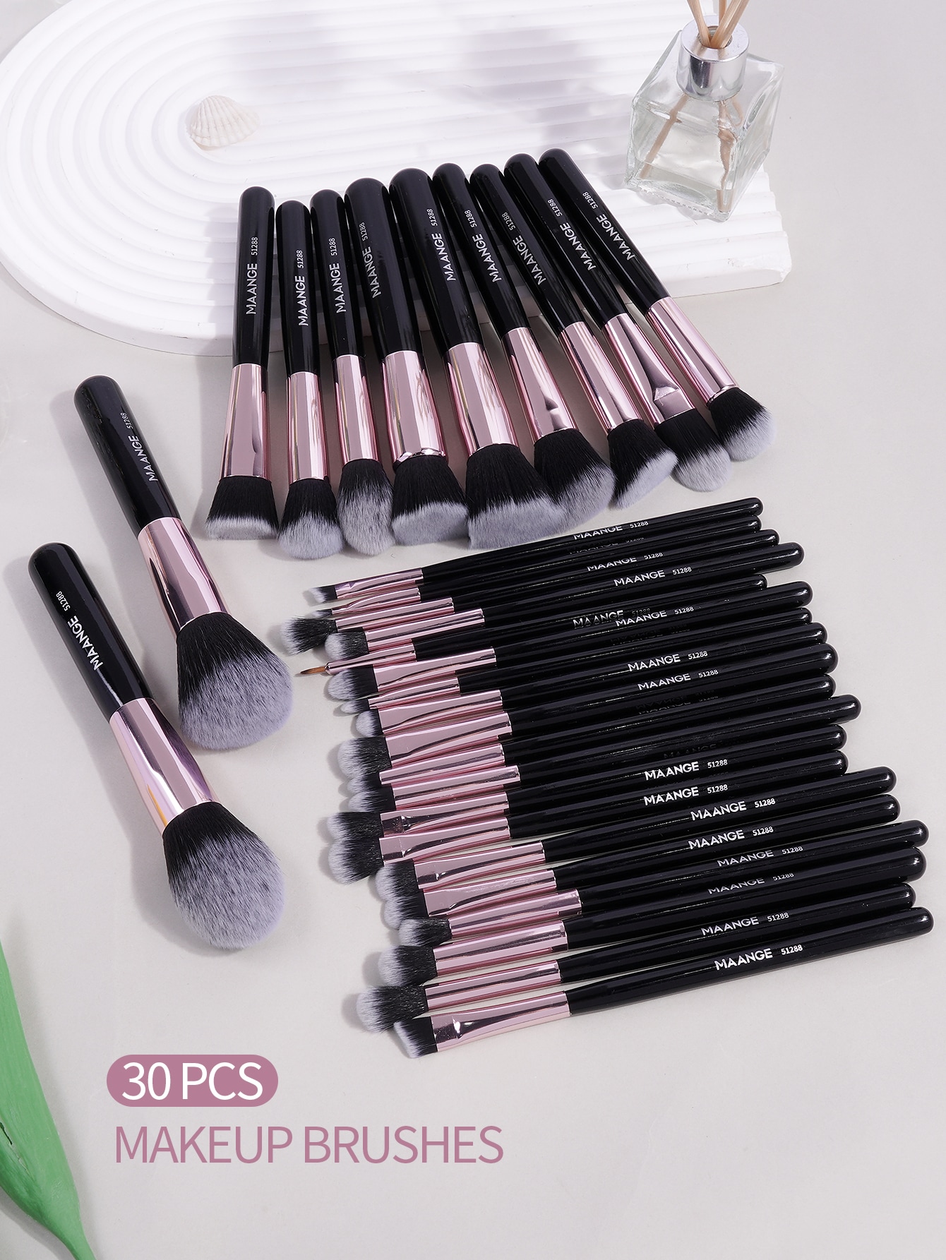 Maange Ensemble De 30 Pinceaux De Maquillage Professionnels, Outils De ...