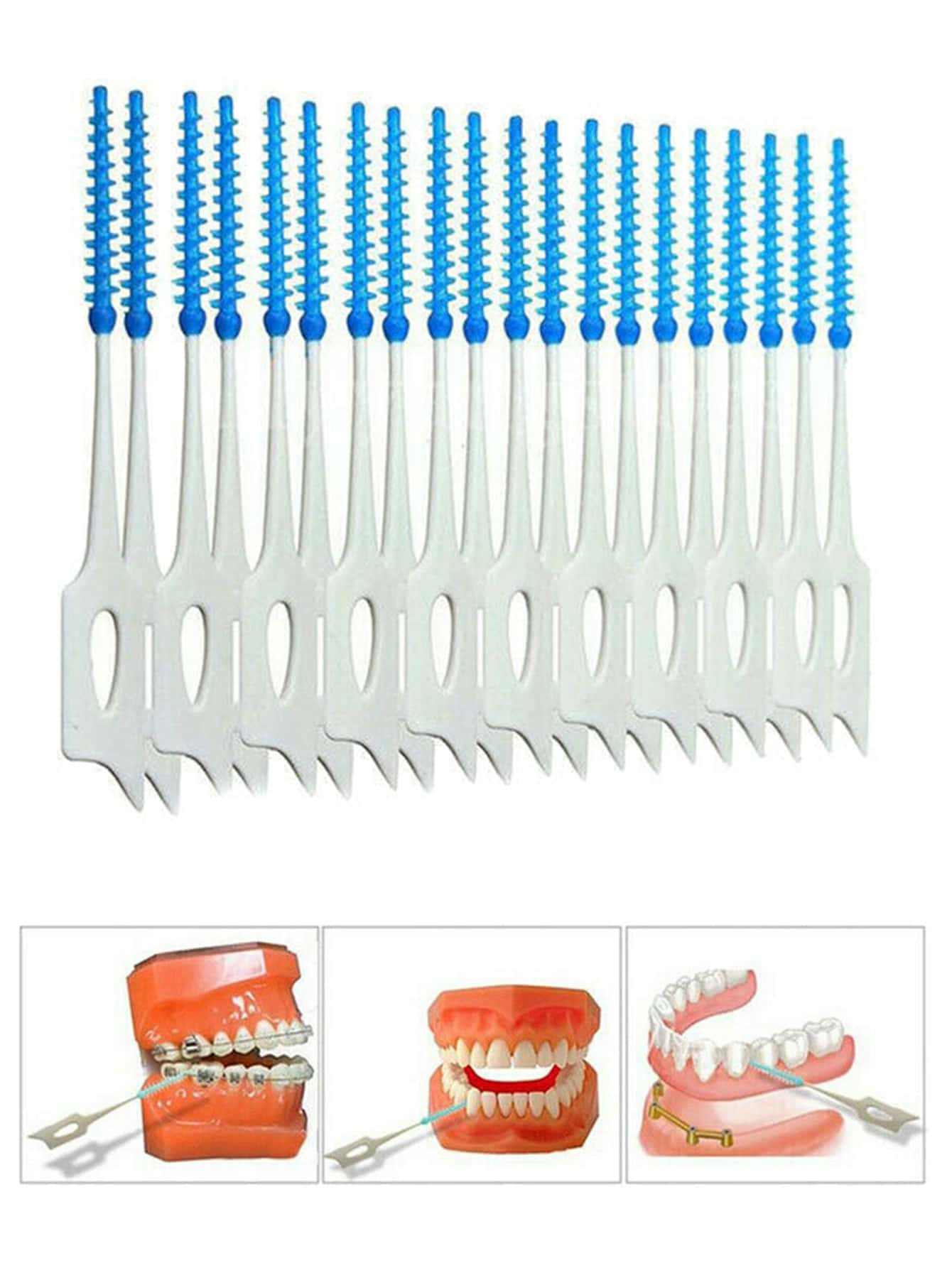 40pcs/box of elastic massage gums, intertooth brush intertooth brushing ...