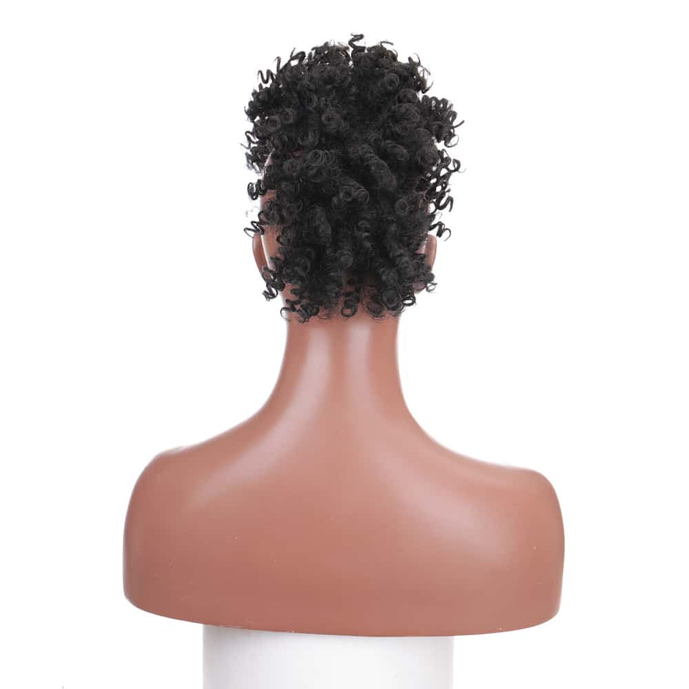 High Puff Mohawk Ponytails for Women, Short Kinky Curly Ponytail ...