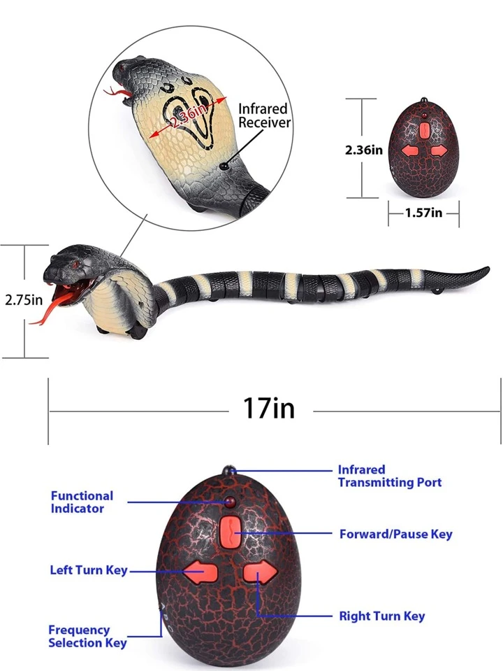 Remote Control Cobra Snake