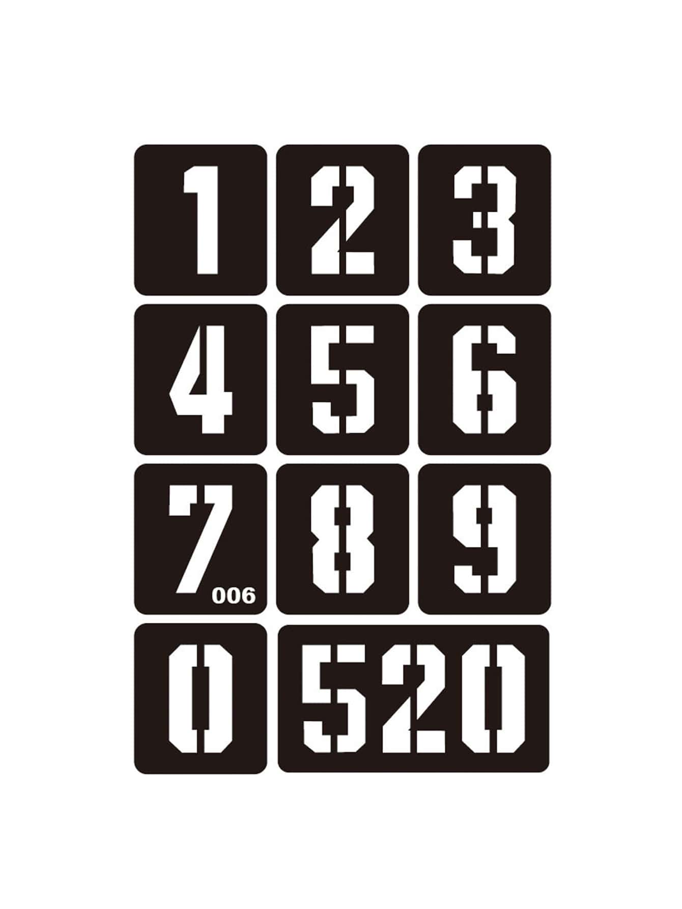 Arabic Numbers Tattoo