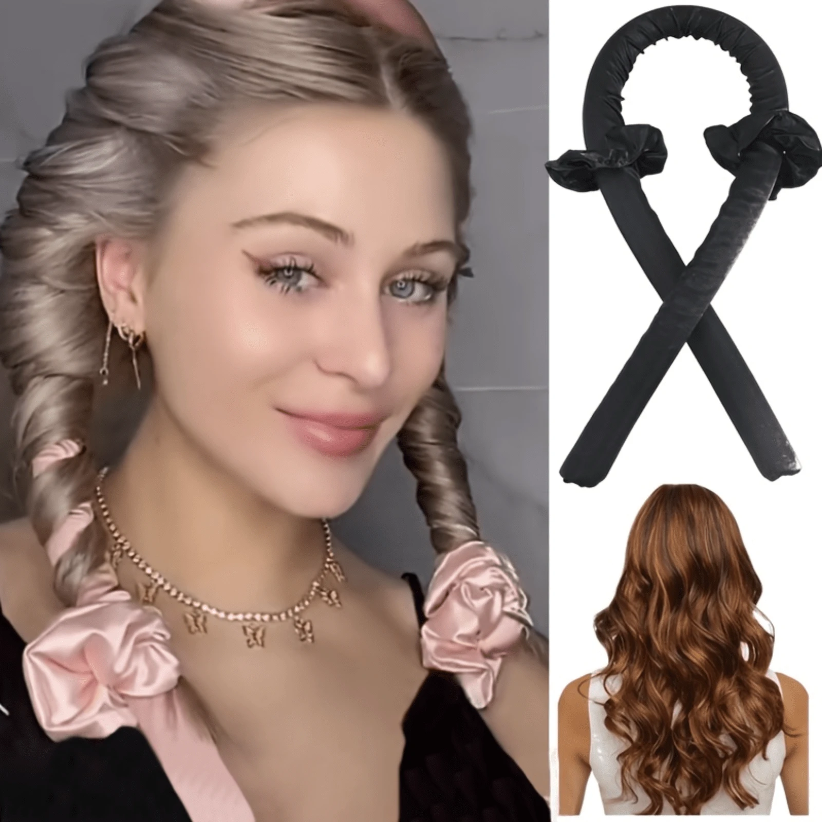 Create Effortless, Long-Lasting Curls with This Heatless Hair Curling ...