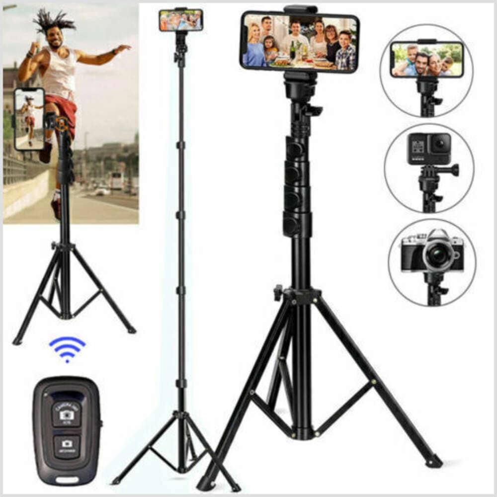 Universal 63-inch Selfie Stick Tripod Stand for Cell Phone with ...