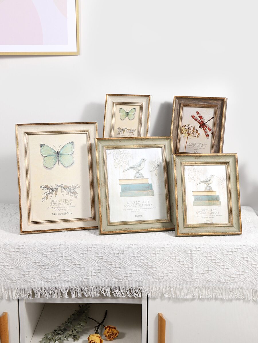 Creative European Style Vintage Gold-edged Picture Frame For 6in/7in ...