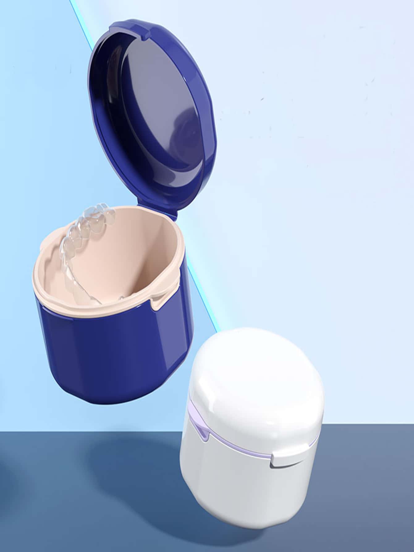 Orthodontic Retainer Cleaning & Storage Box, For Children's Braces And ...