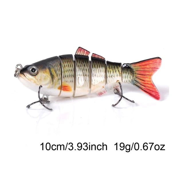 Multi-section Fish-shaped Hard Lure For Fishing, Minnow Shape ...