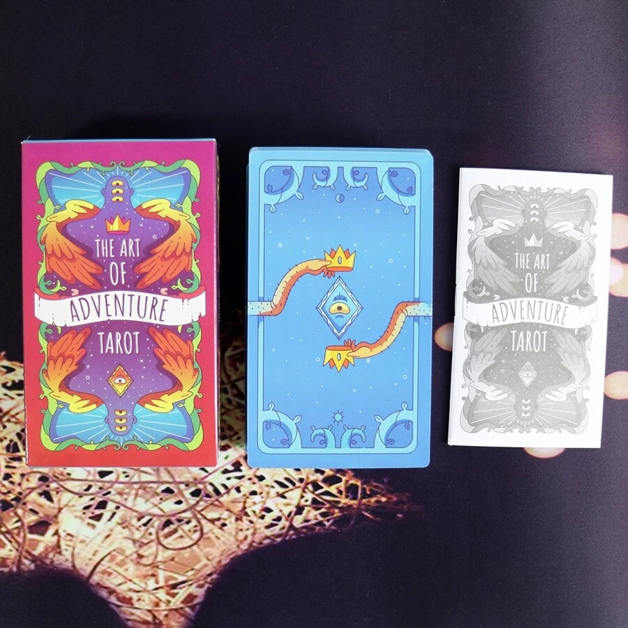 New 12x7cm The Art of Adventure Tarot Card with Guide Book Tarot Deck ...