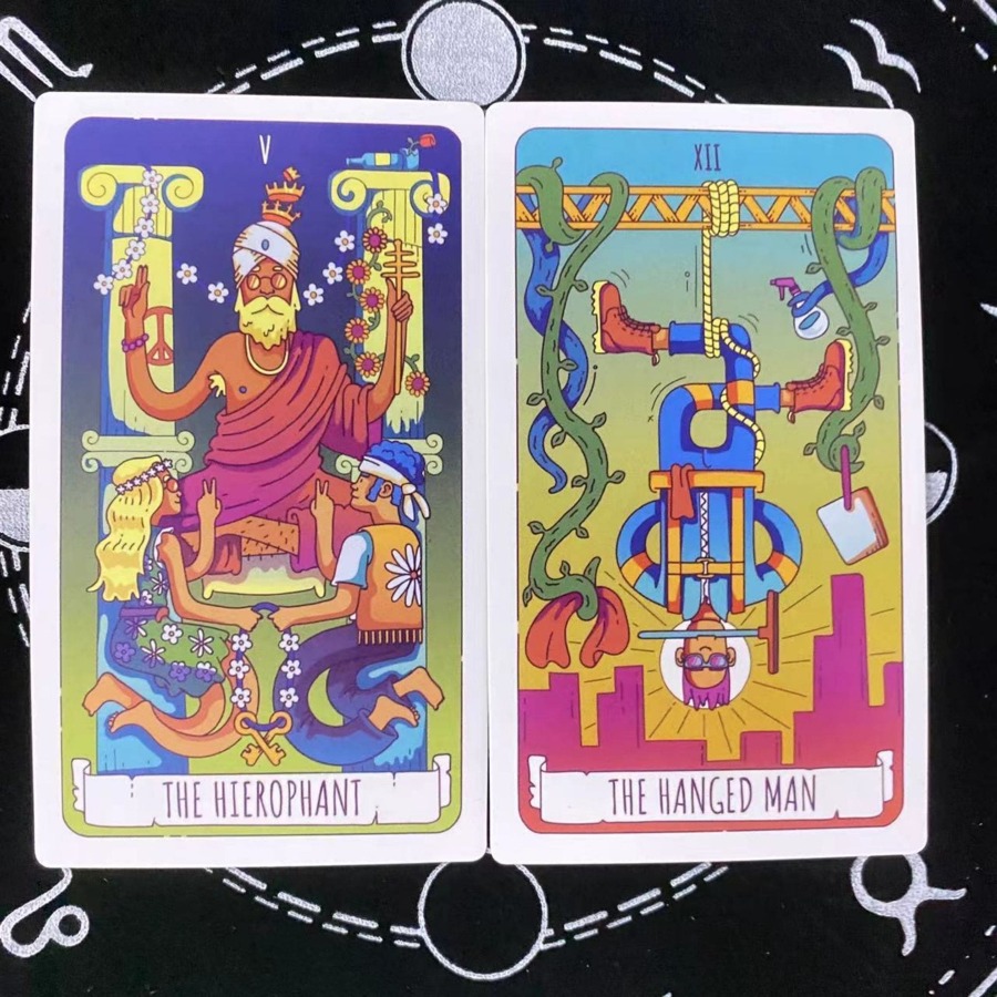 New 12x7cm The Art of Adventure Tarot Card with Guide Book Tarot Deck ...