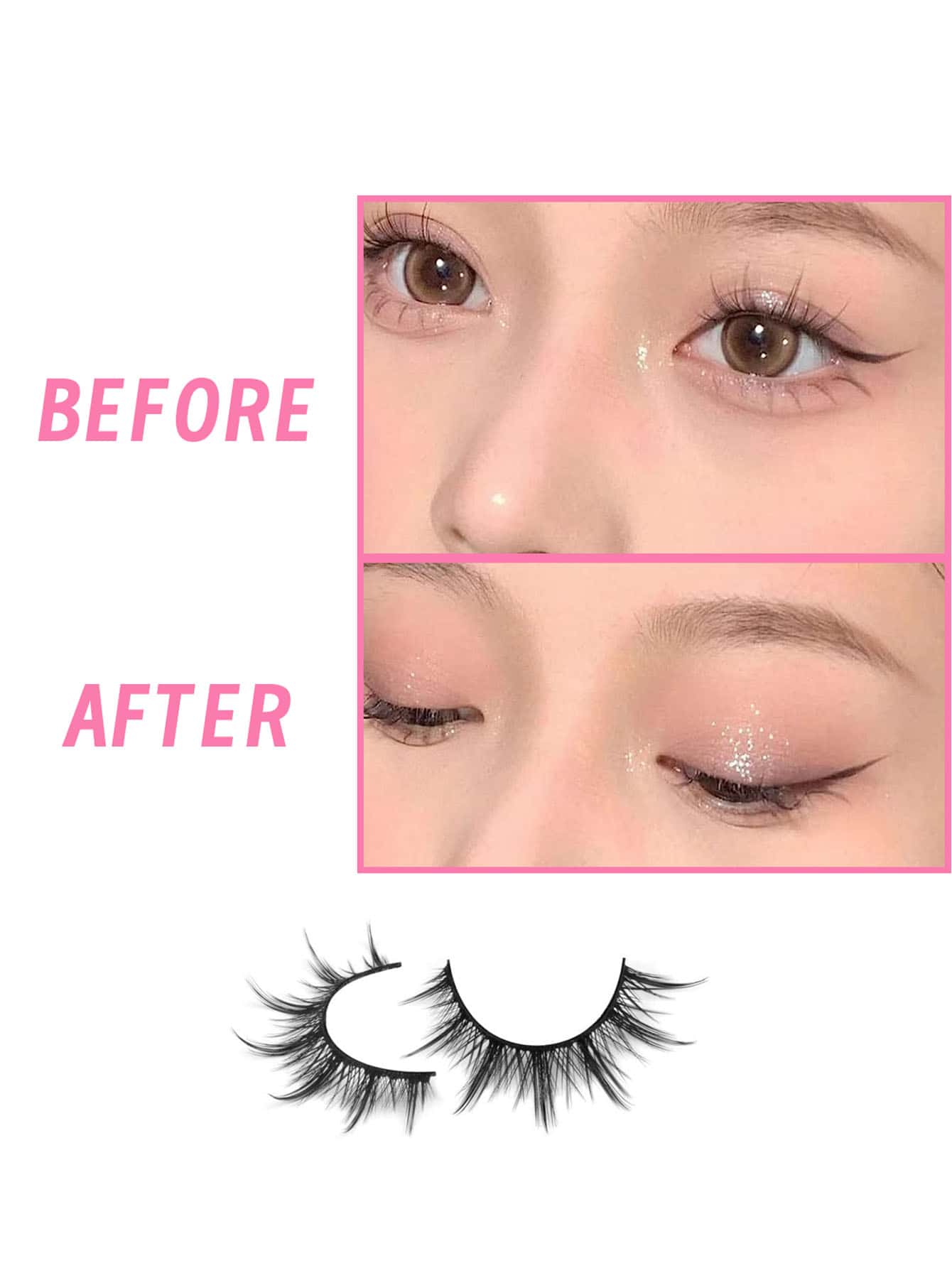 7 Pairs Of Sanishi Lashes Manga Style Natural Looking False Eyelashes ...