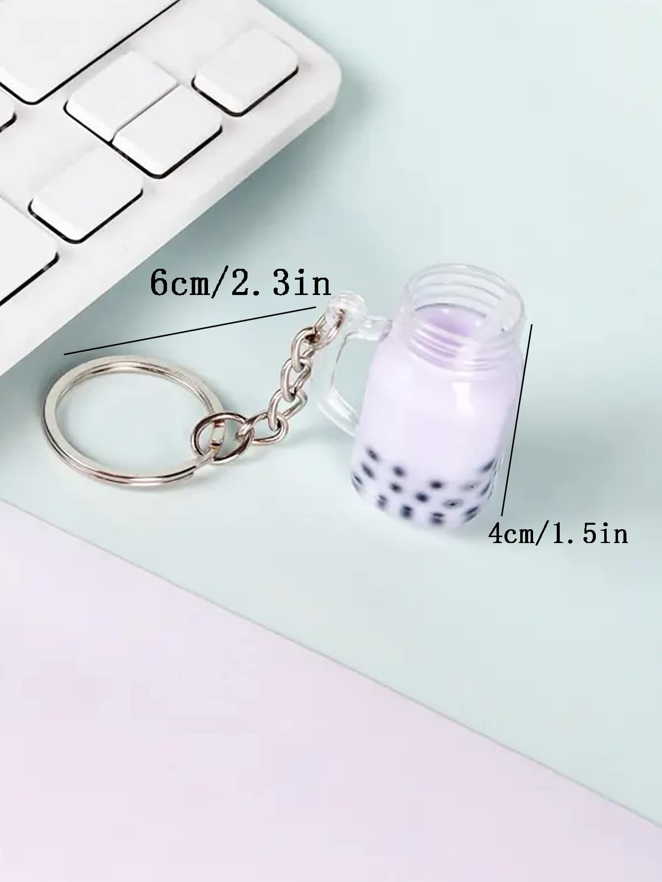 Adorable Milk Tea Cup Keychain A Fun & Stylish Accessory For Your Bag ...