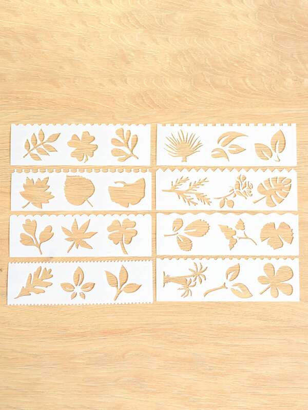 8pcs Long Sketching Stencil Templates For Journal, Multi-functional ...
