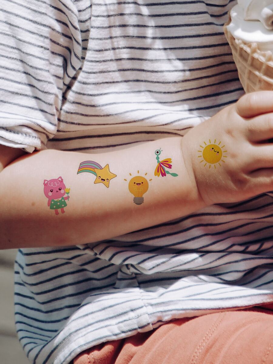 30pcs Cute Cartoon Animal Temporary Hand Tattoo Sticker | SHEIN USA