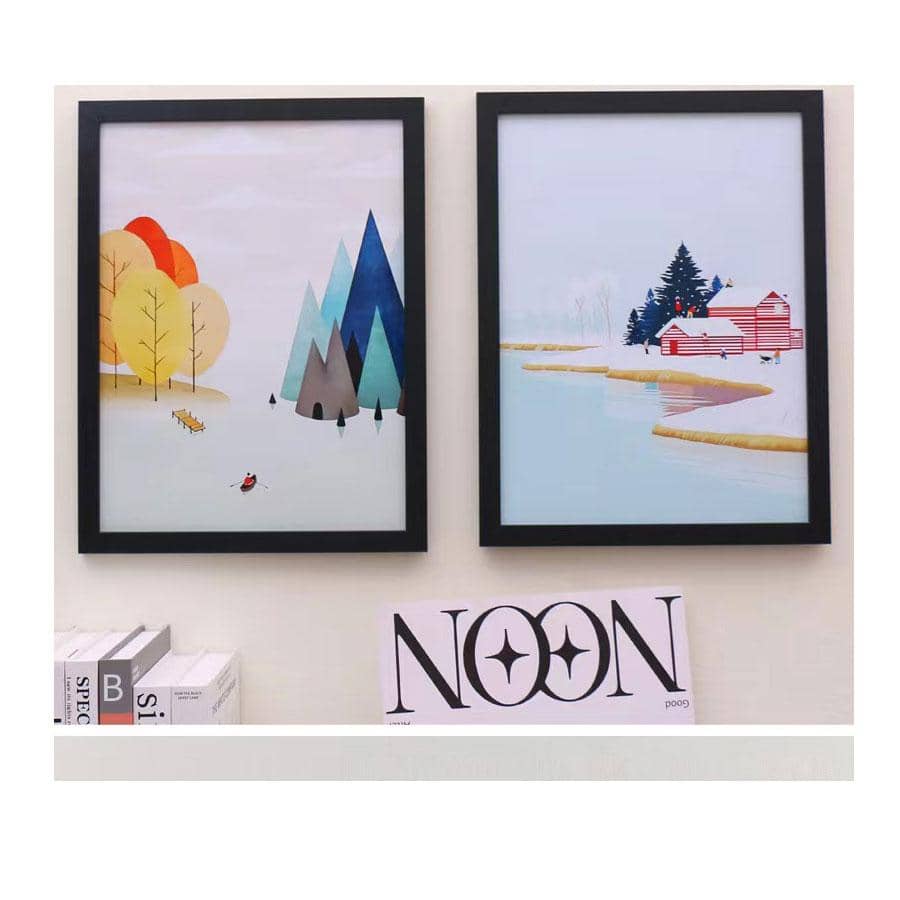 1pc Large Sized Wooden Picture Frame With Stand For A3/a4/16inch ...