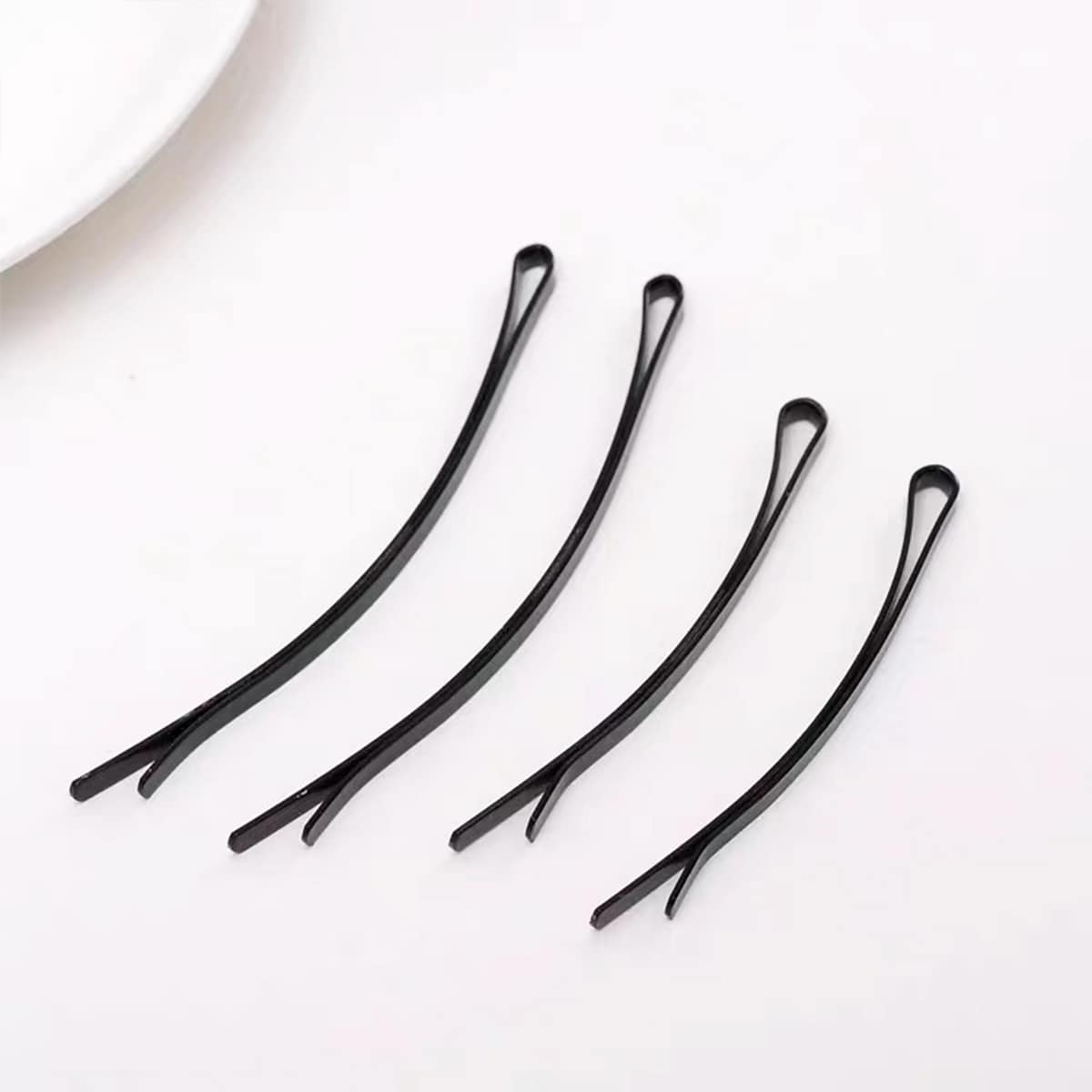 12 Black Jumbo Bobby Pins, Metal Hair Clips Hair Pin Bobby-Pins ...