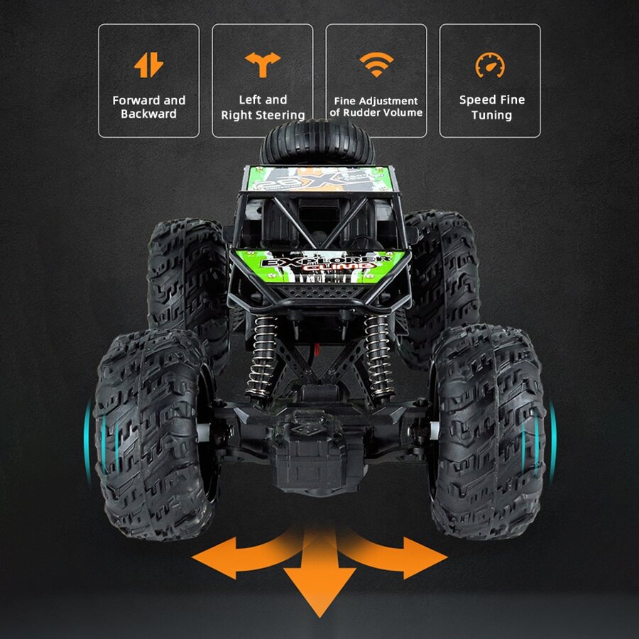 Climbing Remote Control Car, 2.4 GHz RC Drift Race Car, High Speed All Terrains Electric Toy ...