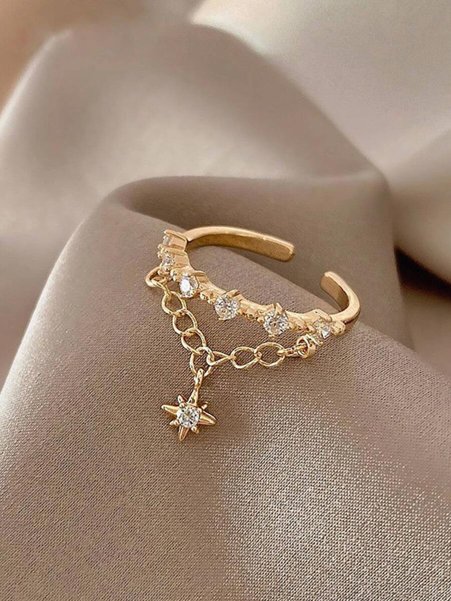Star Shaped Ring For Girls, Adjustable | SHEIN USA