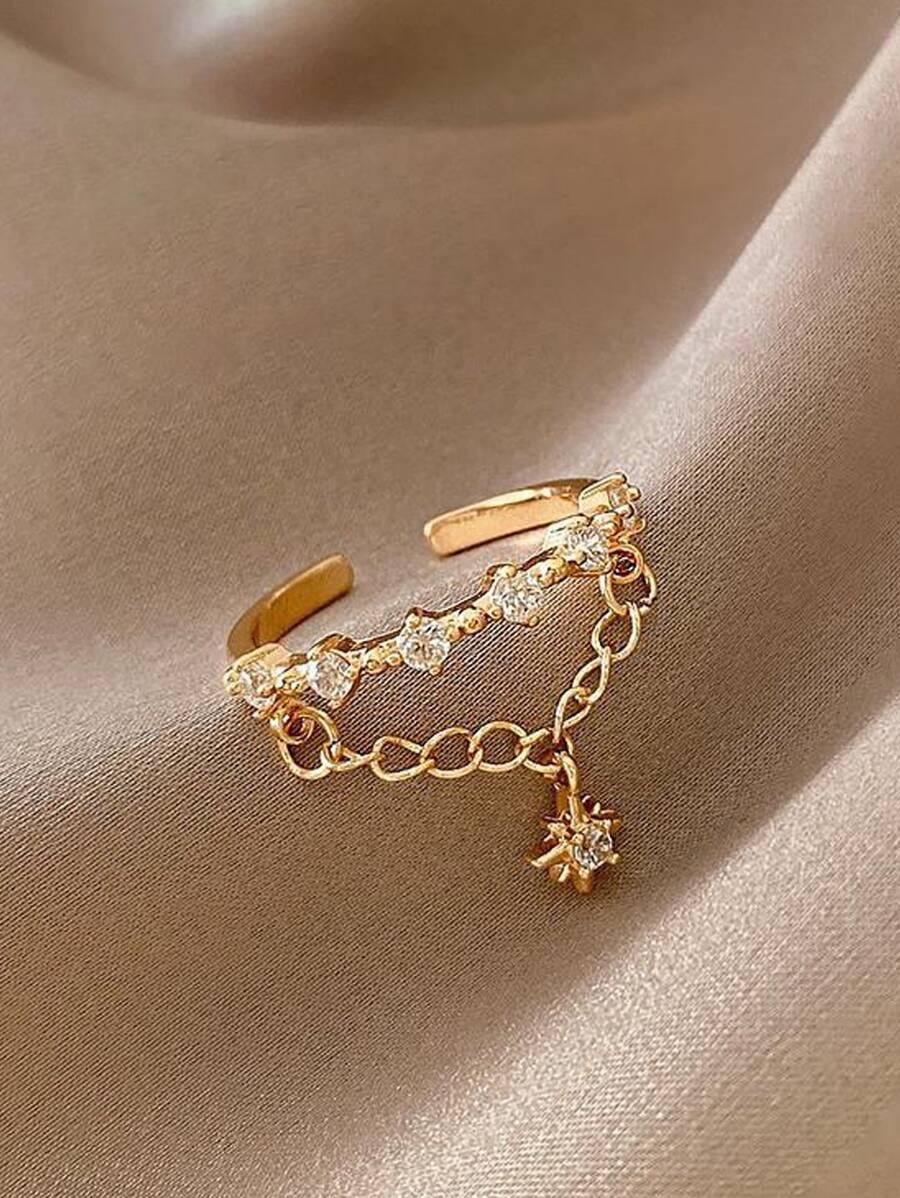 Star Shaped Ring For Girls, Adjustable | SHEIN USA