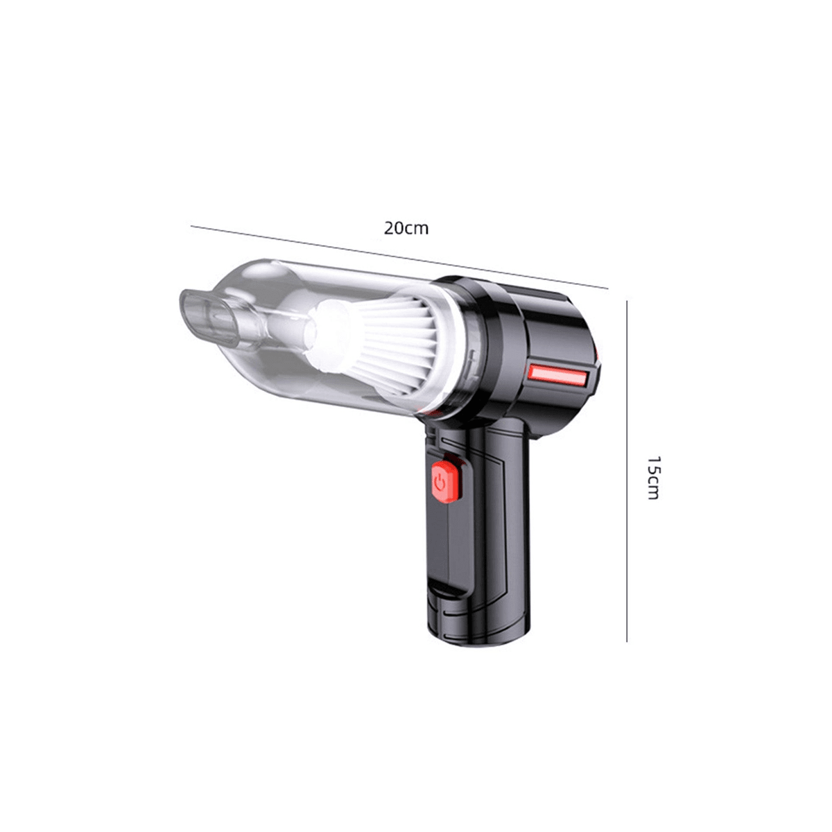 Car Vacuum Cyclone Suction Cordless Handheld Auto Vacuum Cordless ...