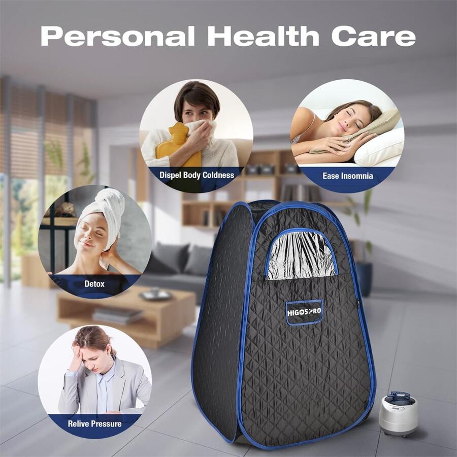 Portable Full Body Steam Sauna, Lightweight Steam Saunas for Home Spa ...