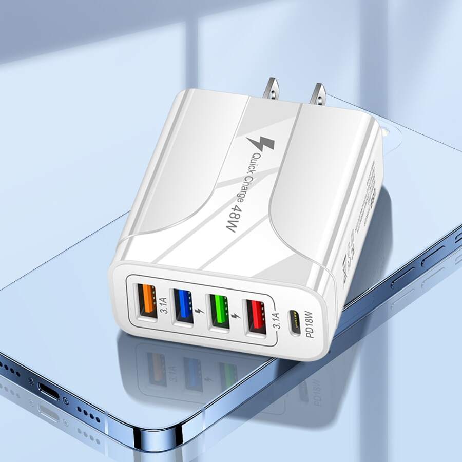 1pc USB Fast Charging Charger Head | SHEIN USA
