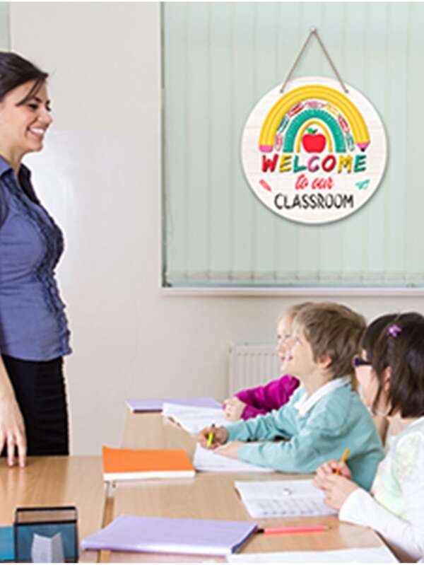 1pc Welcome Sign for Classroom Door Decorations Welcome to Our ...