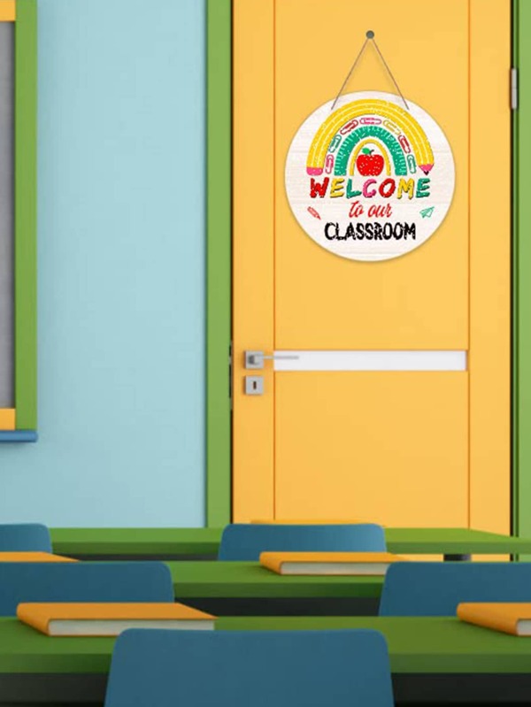 1pc Welcome Sign for Classroom Door Decorations Welcome to Our ...