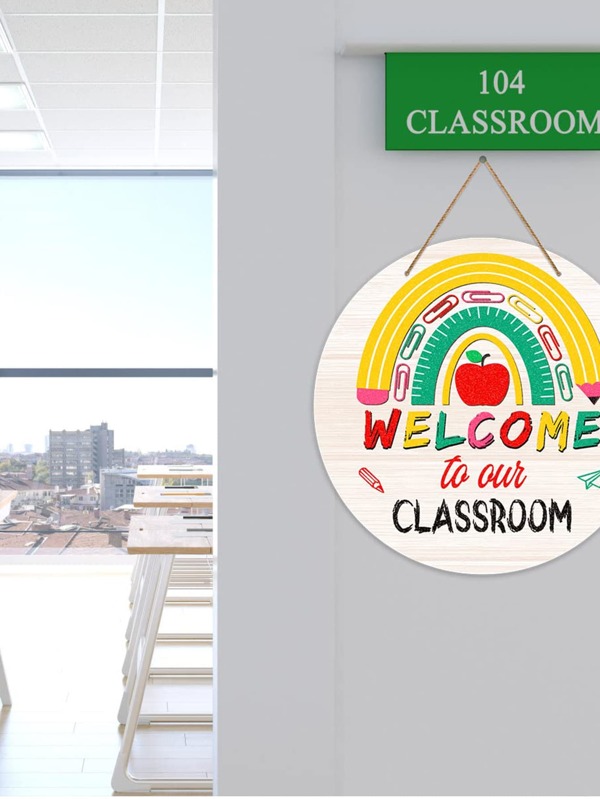 1pc Welcome Sign for Classroom Door Decorations Welcome to Our ...