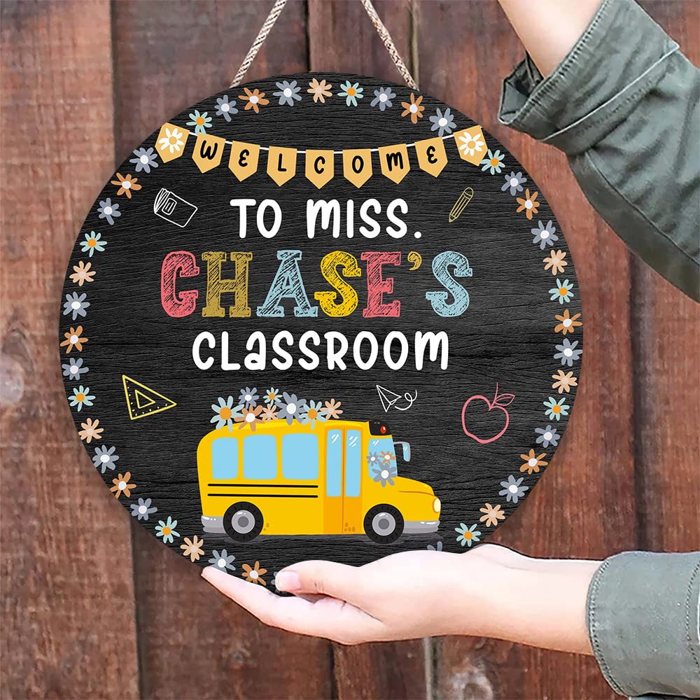 1pc Classroom Door Sign, Retro Door Sign, Classroom Decor Door Hanger ...