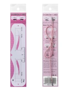 6 Designs Eyebrow Stencil Kit For Beginners Including Adjustable ...