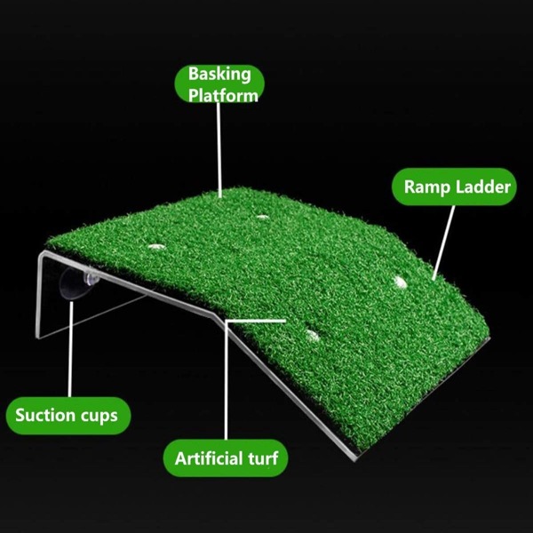 Turtle Basking Platform,Tortoise Ramp,Reptile Dock Basking Area for ...