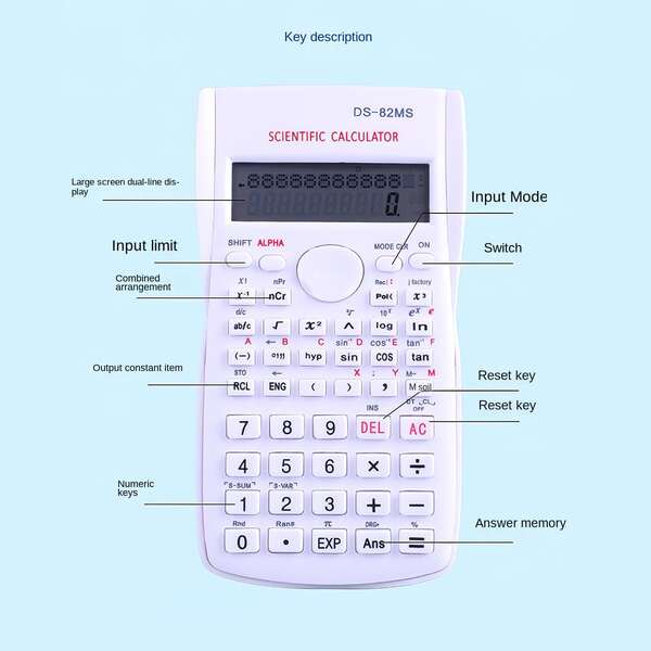 Rekenmachine Studenten Gebruiken Multifunctioneel Toegewijd ...