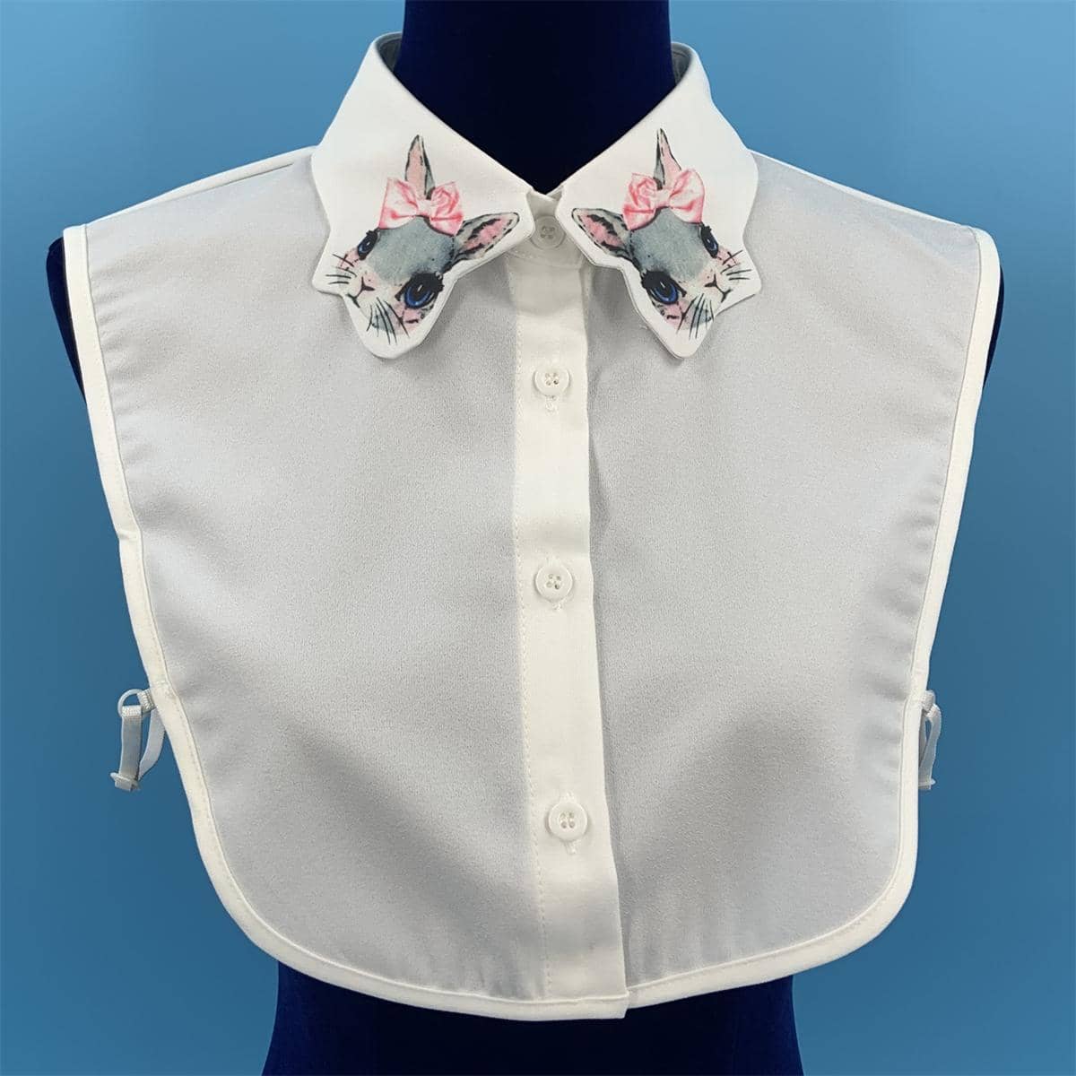 Women Symmetrical Rabbit Pattern Faux Collar For Decoration | SHEIN USA