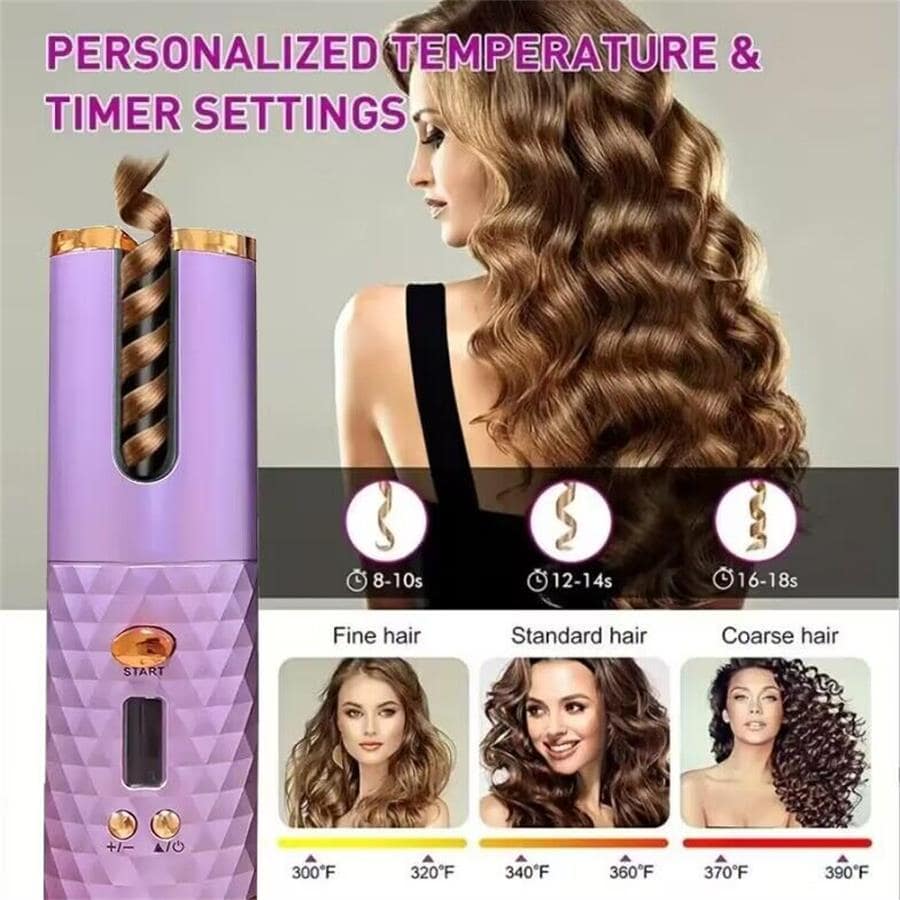 Cordless Automatic Hair Curler | SHEIN USA