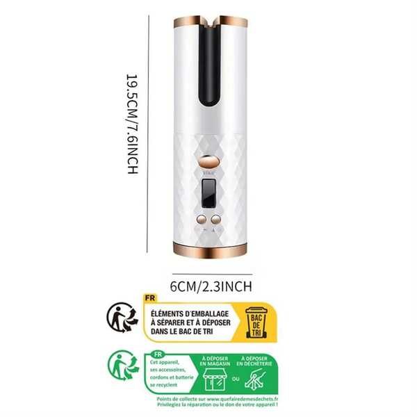Cordless Automatic Hair Curler | SHEIN USA