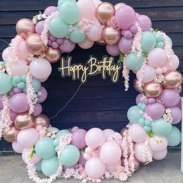 183pcs Pink Party Balloon Decorations Set For Wedding, Baby Shower ...