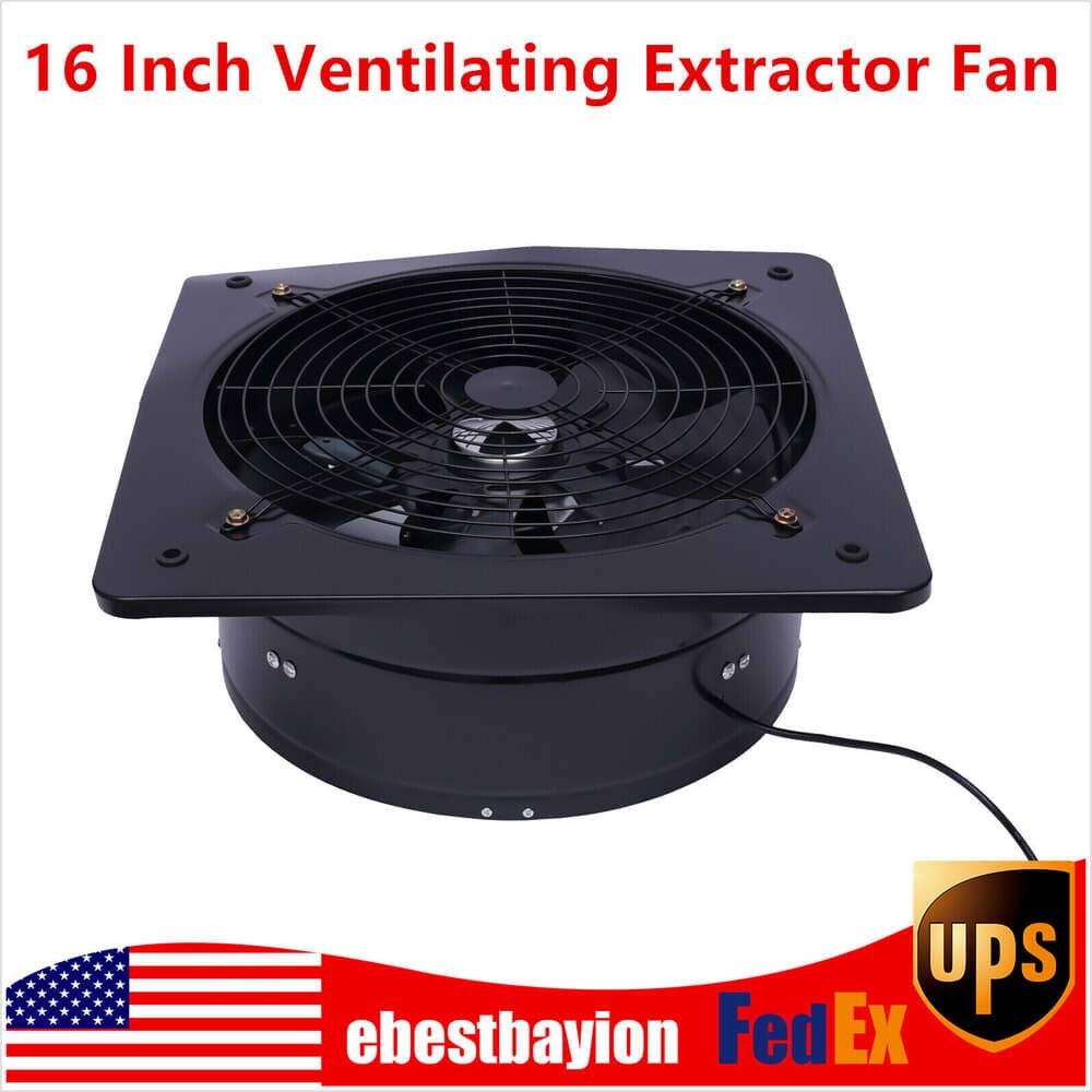 16Inch Ventilating Extractor Fan Utility Blower Axial Flow Exhaust Fan ...