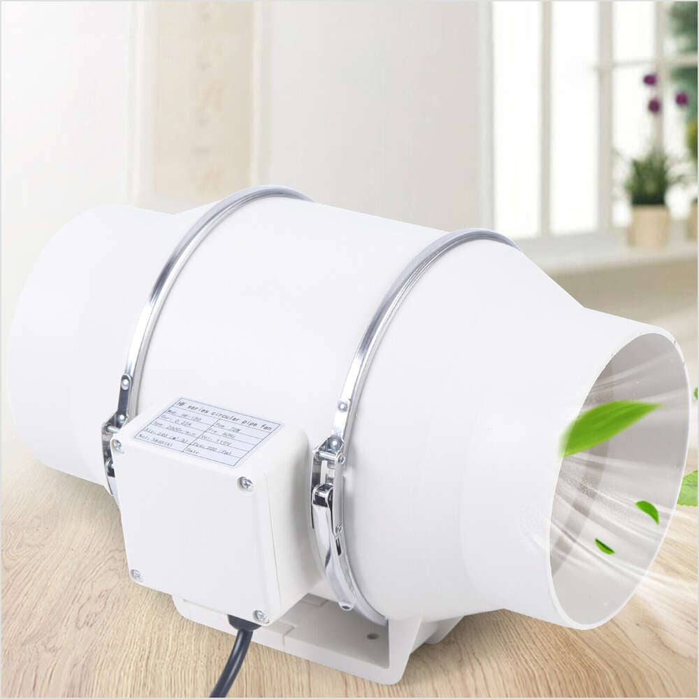 Inline Ventilation Fan 6 Inch 540 CFM Air Circulation Vent Exhaust ...