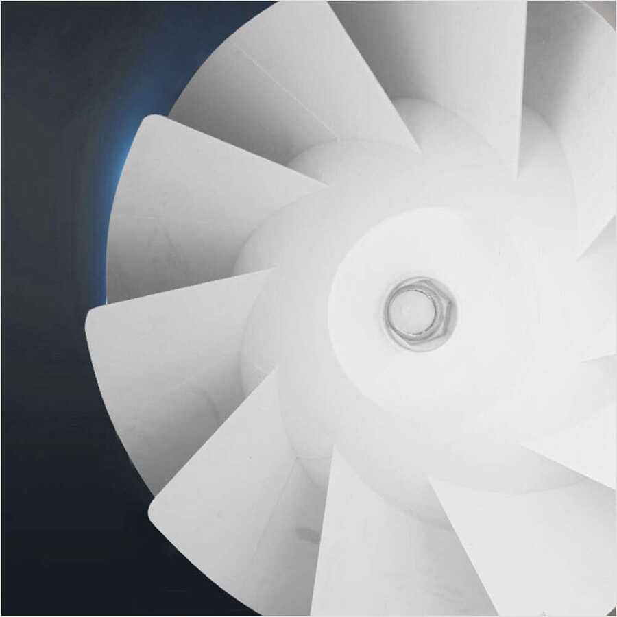 6 Inch 540 CFM Air Circulation Vent Exhaust Blower Fan Inline ...