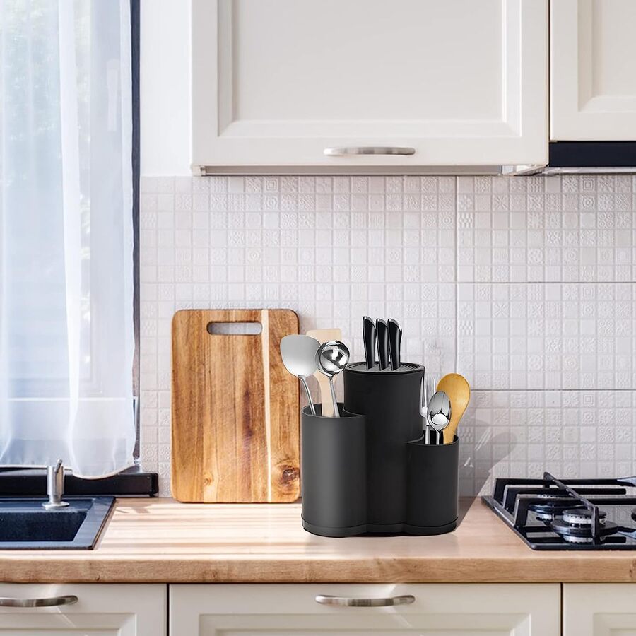 Bloque de cuchillos sin cuchillos, bloque de cuchillos redondo ...