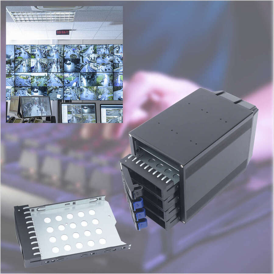 Durable HDD Enclosure Swap Cage Hard Disk Module 5 Bays W/Cooling ...