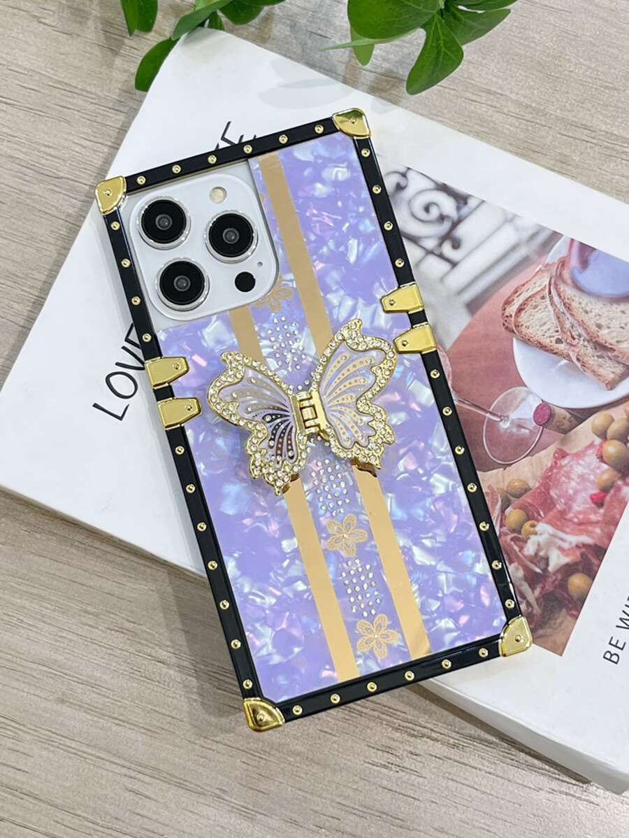 Butterfly Decor Phone Case | SHEIN USA