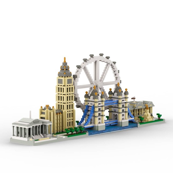dOvOb Architecture London Skyline Collection Micro Mini Blocks Set Model Kit and Gift for Kids ...