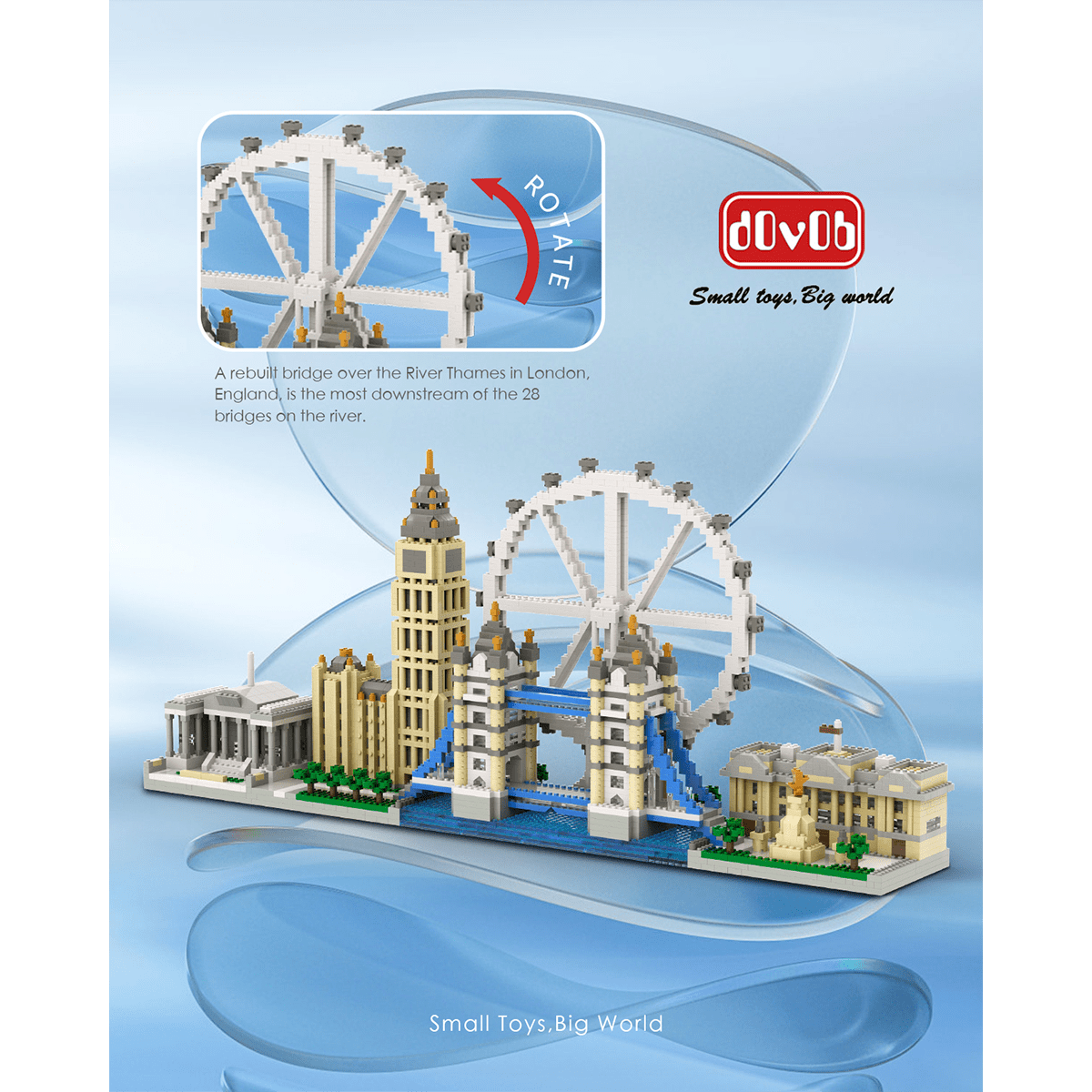 dOvOb Architecture London Skyline Collection Micro Mini Blocks Set ...