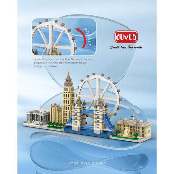 dOvOb Architecture London Skyline Collection Micro Mini Blocks Set ...