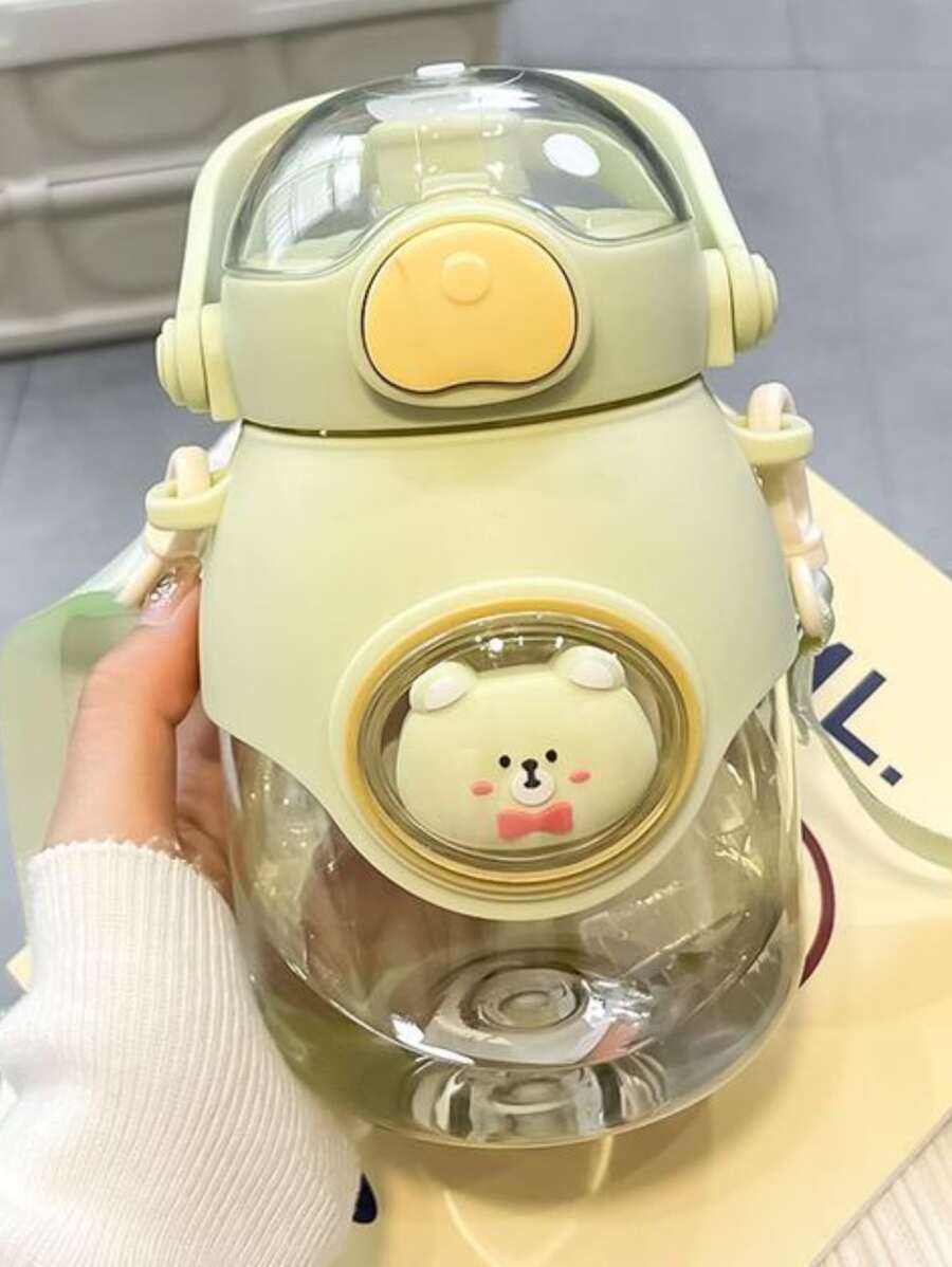 Water Bottle Design With Kawaii Bear 3 In 1 Portable Canteen Vacuum Sealed With Mail 820ml ...