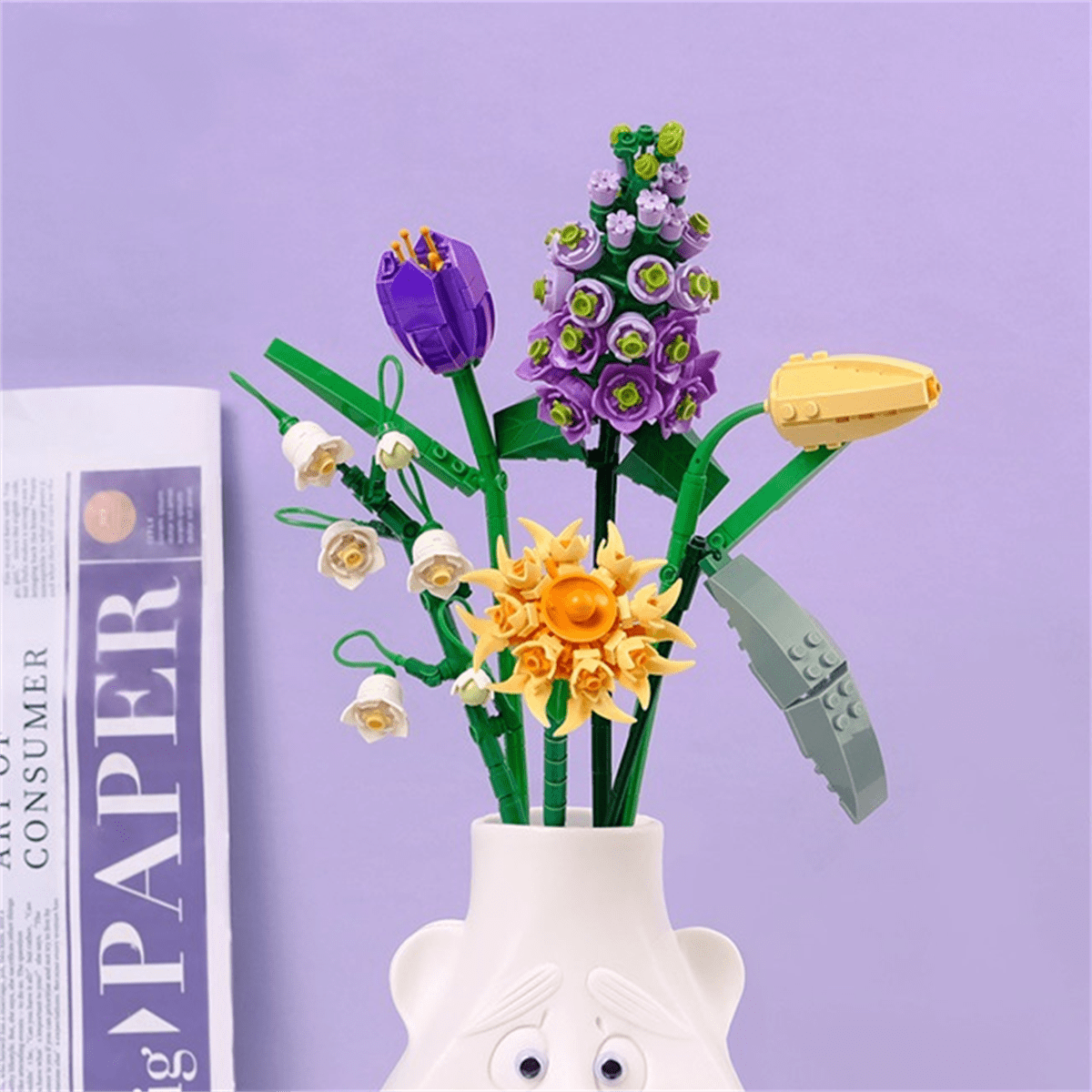 Miniature Building Blocks Toy Set - Flower Bouquet | SHEIN UK